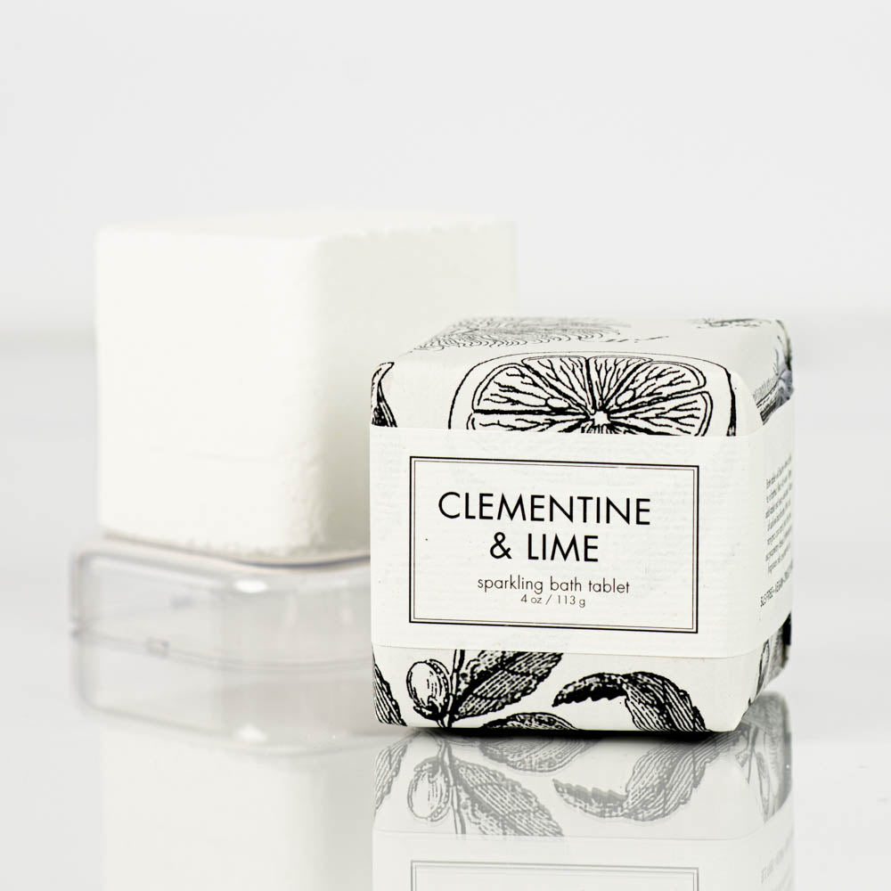 Sparkling Bath Bomb Tablet - Clementine & Lime – Formulary 55