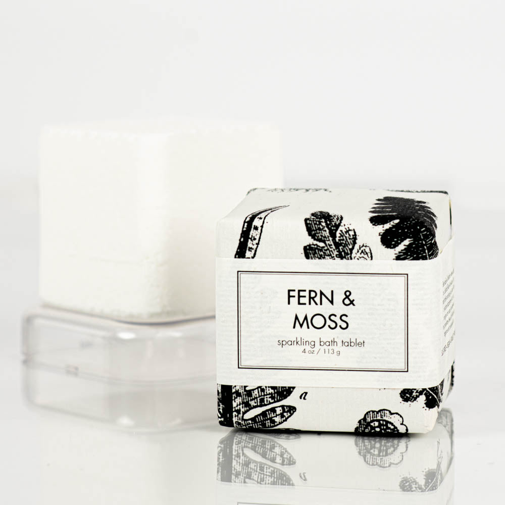 Sparkling Bath Bomb Tablets - Fern & Moss – Formulary 55